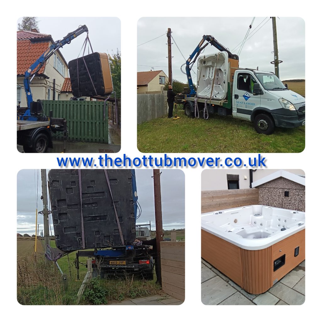 Hot tub Move from York to Scarborough - The Hot Tub Mover
